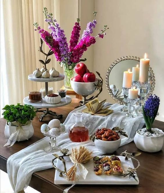 تصاویر فوتوفنهای چیدمان سفره هفت سین برای نوروز ۱۴۰۳